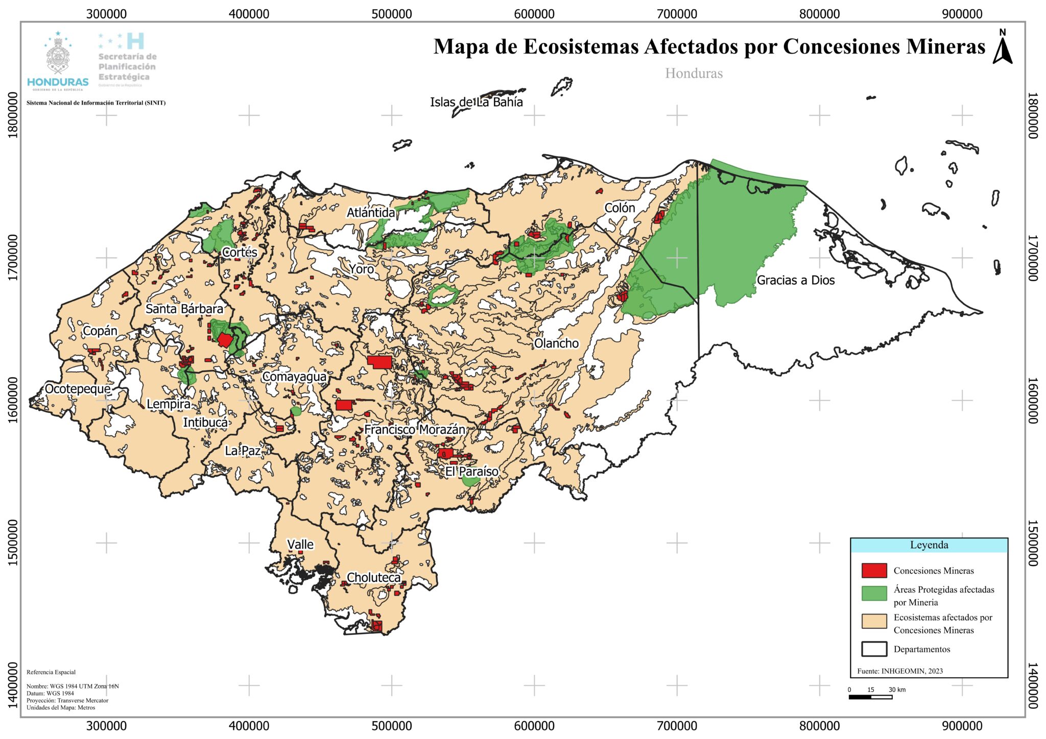 Mapas Temáticos – SISTEMA NACIONAL DE INFORMACIÓN TERRITORIAL DE HONDURAS