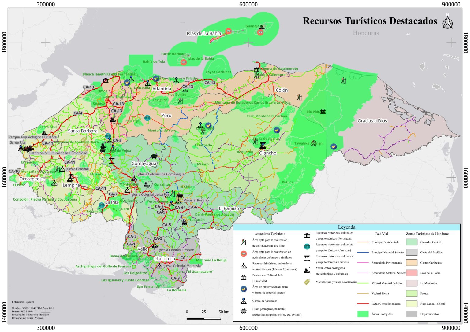 Mapas Temáticos – SISTEMA NACIONAL DE INFORMACIÓN TERRITORIAL DE HONDURAS